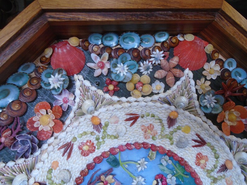 Handcrafted Sailor's Valentine 16 1/2" "tropical Vacation" - Etsy