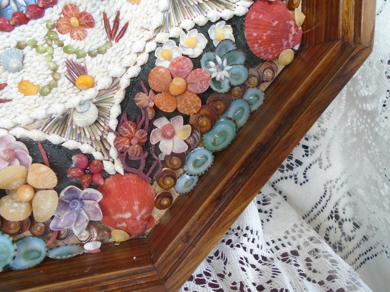 Handcrafted Sailor's Valentine 16 1/2" "tropical Vacation" - Etsy