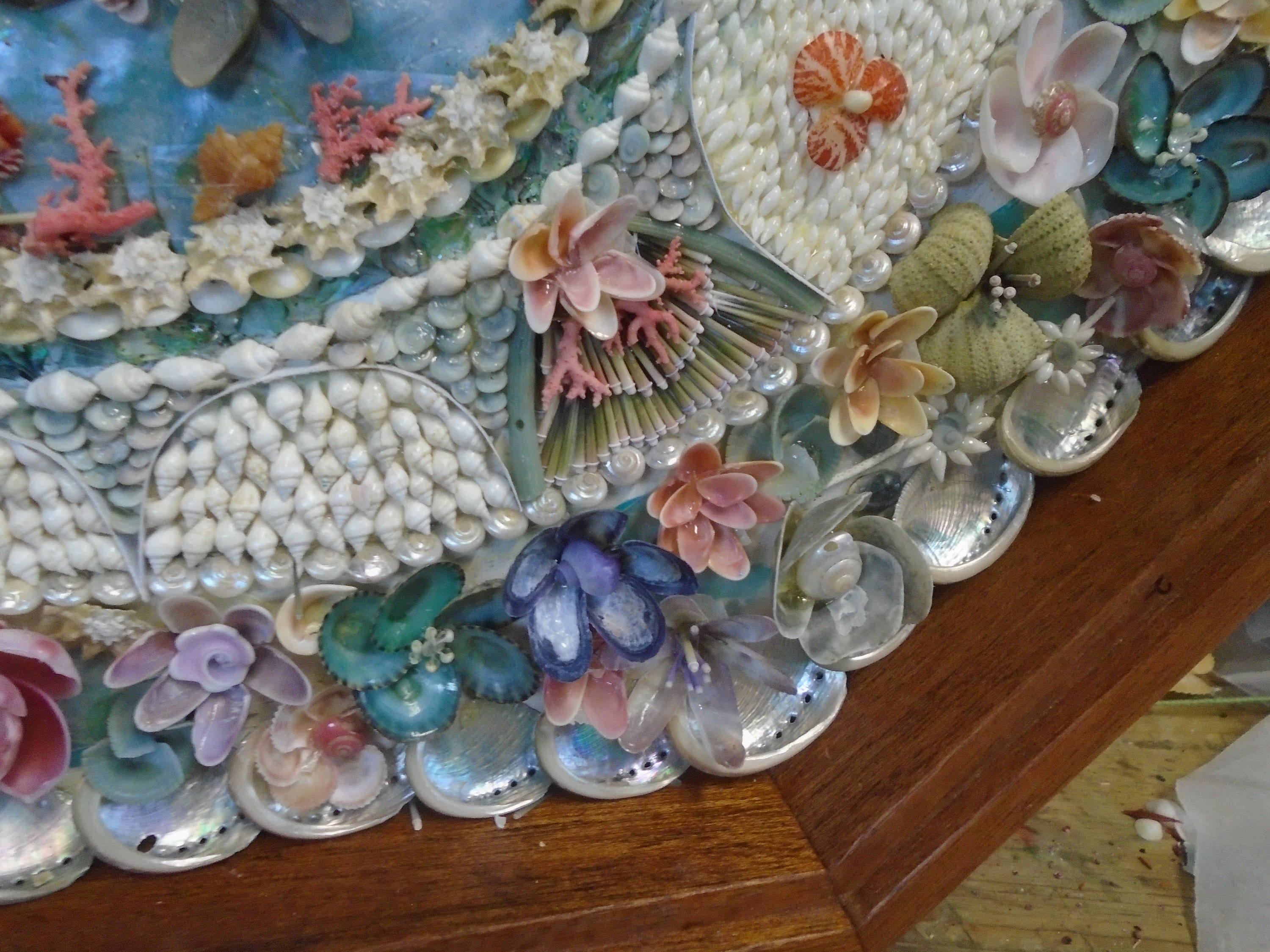 Handcrafted Sailor's Valentine "dolphin Downs" 20" X 15" - Etsy