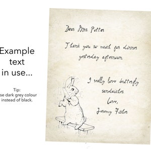 Beatrix Potter Style Font, Font Bundle, Beatrix Potter Handwriting Font ...