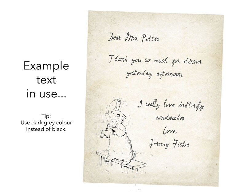 Beatrix Potter Style Font, Font Bundle, Beatrix Potter Handwriting Font ...