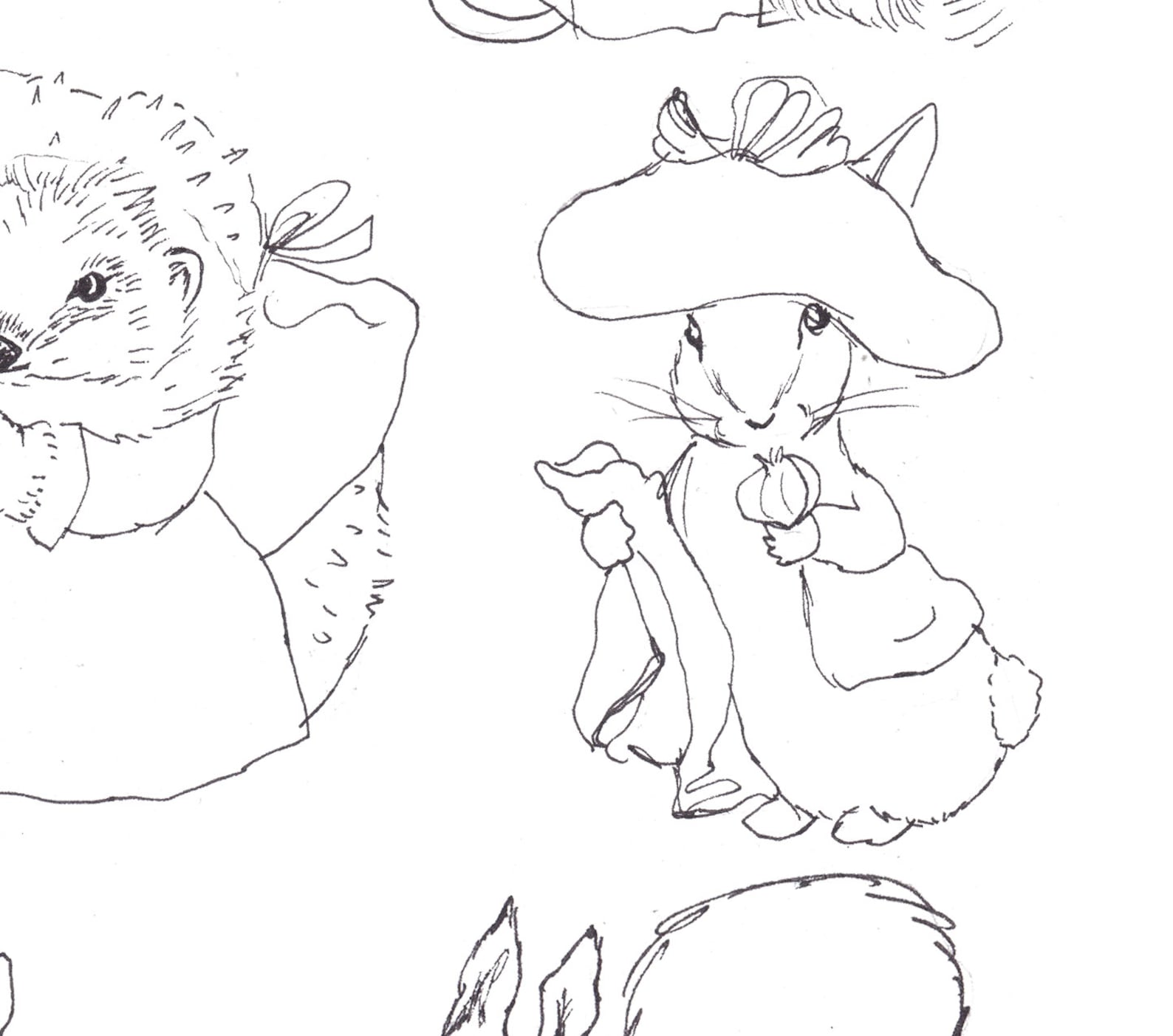 BEATRIX POTTER Colouring in Sheet, Beatrix Potter Downloadable ...