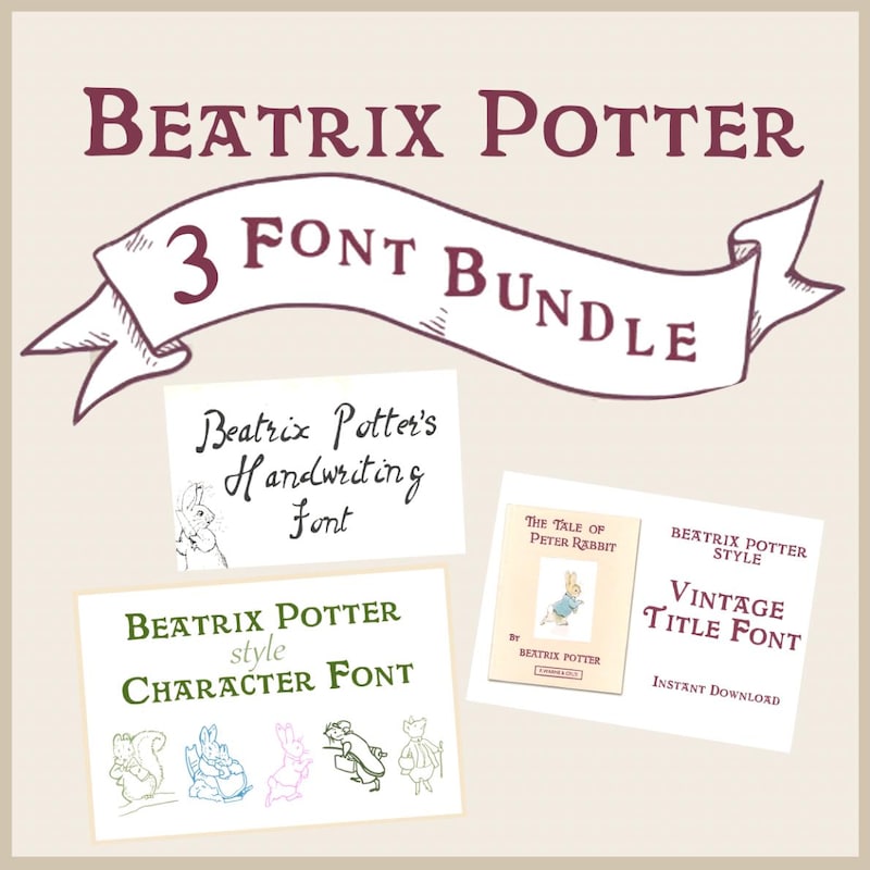 Beatrix Potter - Etsy