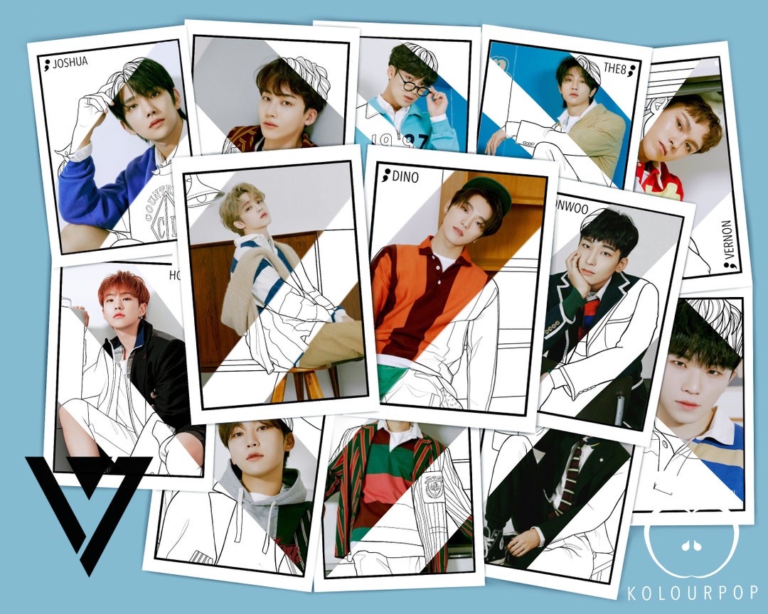 SVT SEMICOLON COLOURING Pages printable Digital Download - Etsy Finland