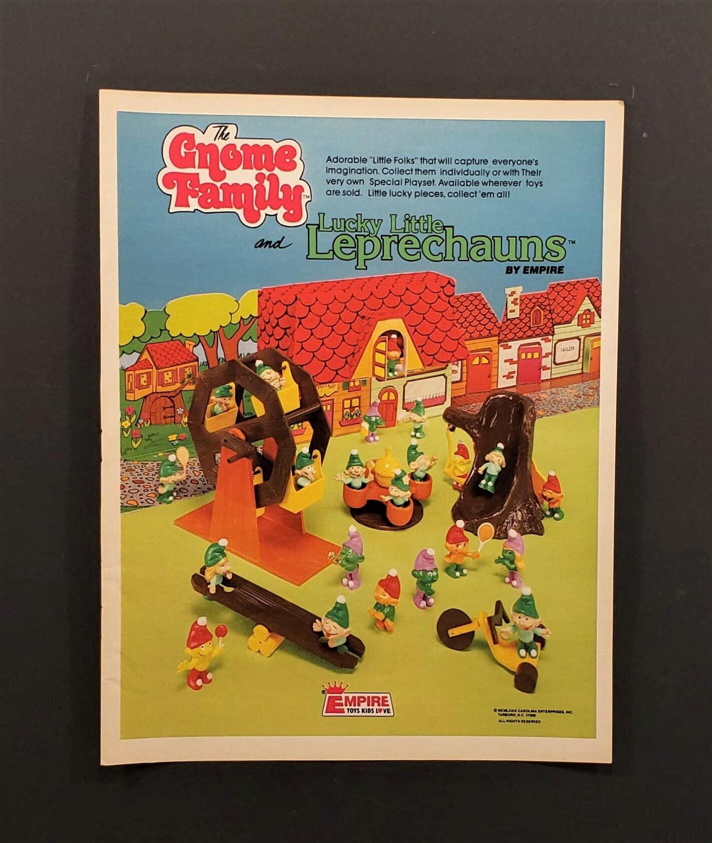 1979 Gnome Family Vintage Print Ads 2 Page Set - 1970s Empire Toys ...