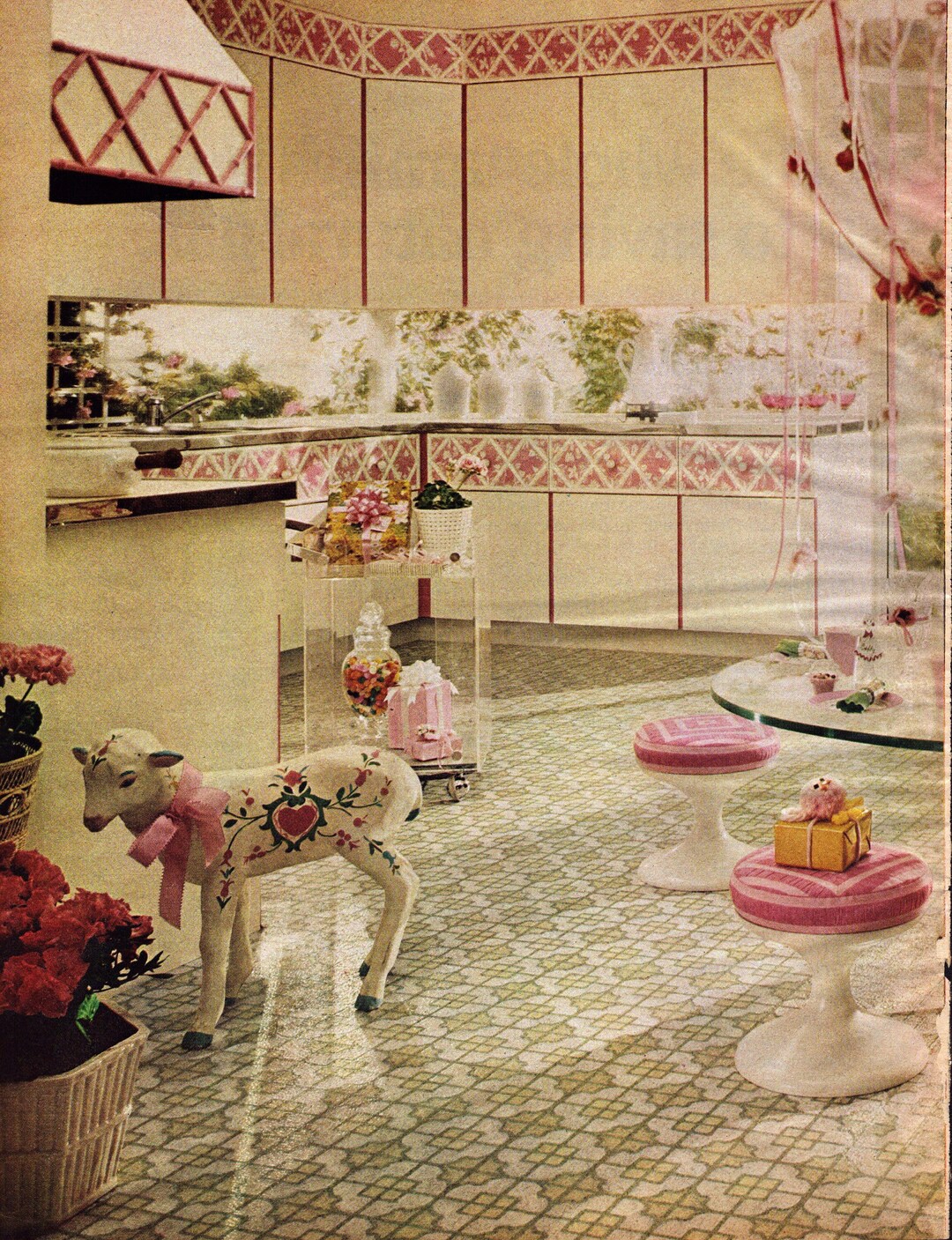 1974 Pink Kitchen Armstrong Solarian Floors 2PG Vintage Print Ad ~ 70s ...