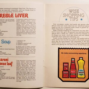 1960s 70s Hunt Wesson Guide to Low Cost Cookery Vintage Cookbook ...