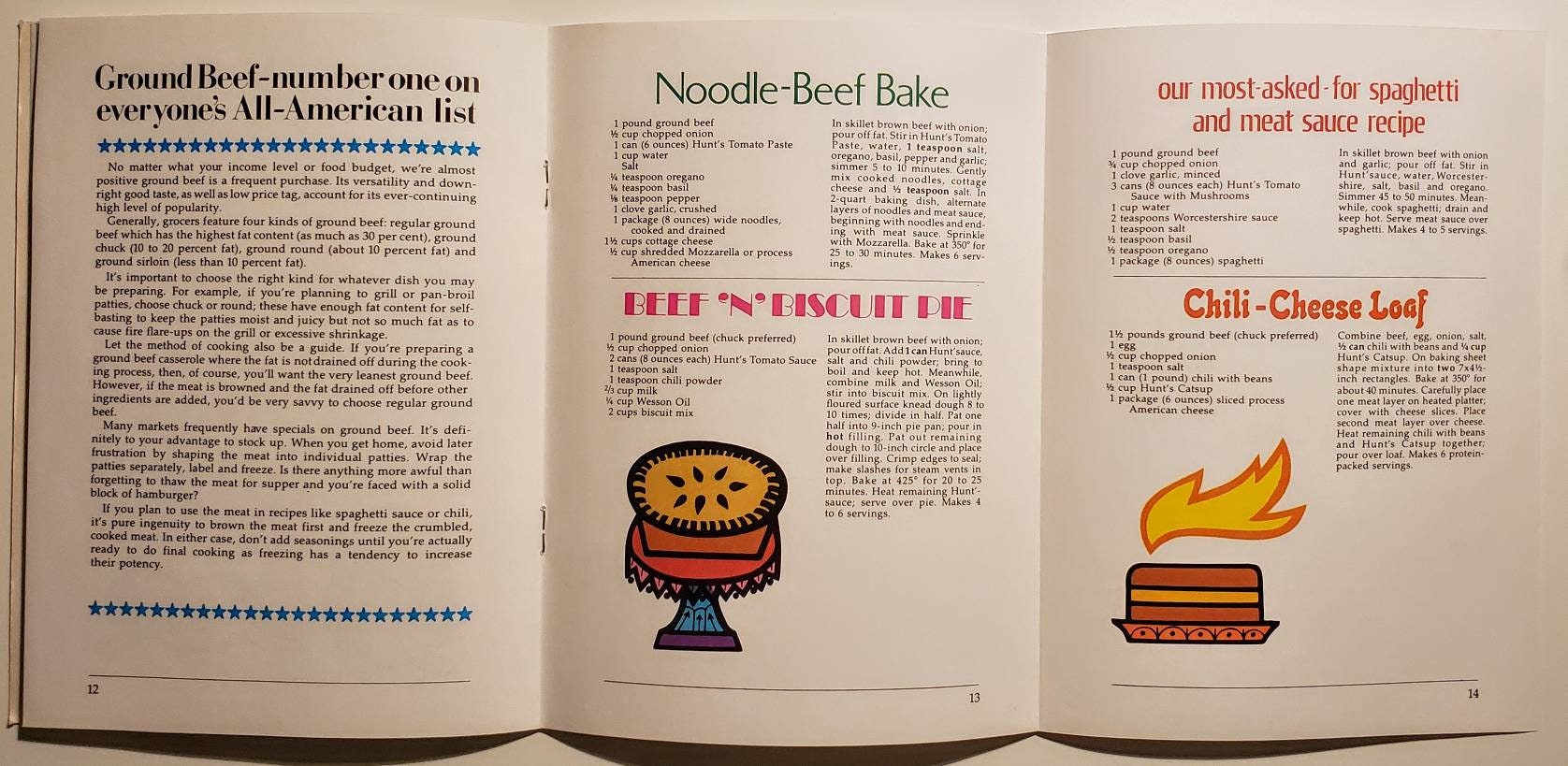1960s 70s Hunt Wesson Guide to Low Cost Cookery Vintage Cookbook ...