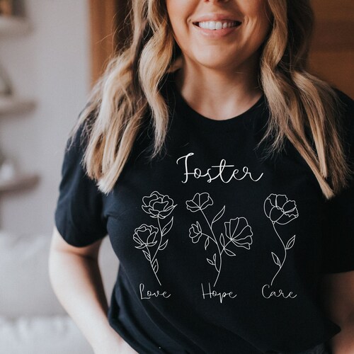 Get Attached Foster Care Shirt Women Foster Mom Shirt | Etsy