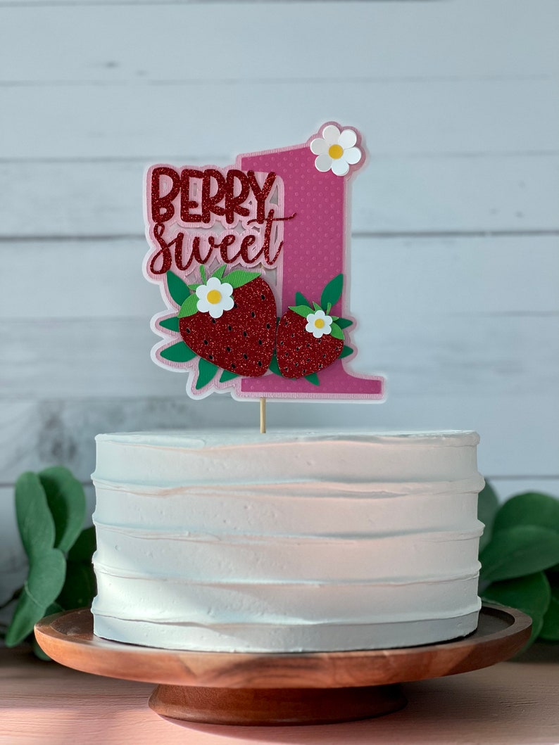 Berry Sweet One Berry 1st Birthday Strawberry Birthday - Etsy