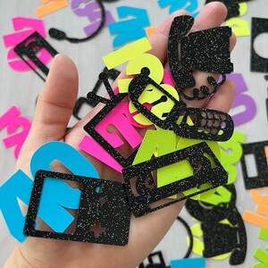 80s Confetti, 90s Confetti, Back to the 80s, Back to the 90s, 80s Theme ...