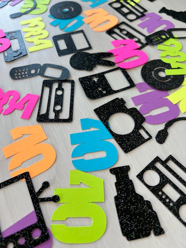 80s Confetti, 90s Confetti, Back to the 80s, Back to the 90s, Back to ...