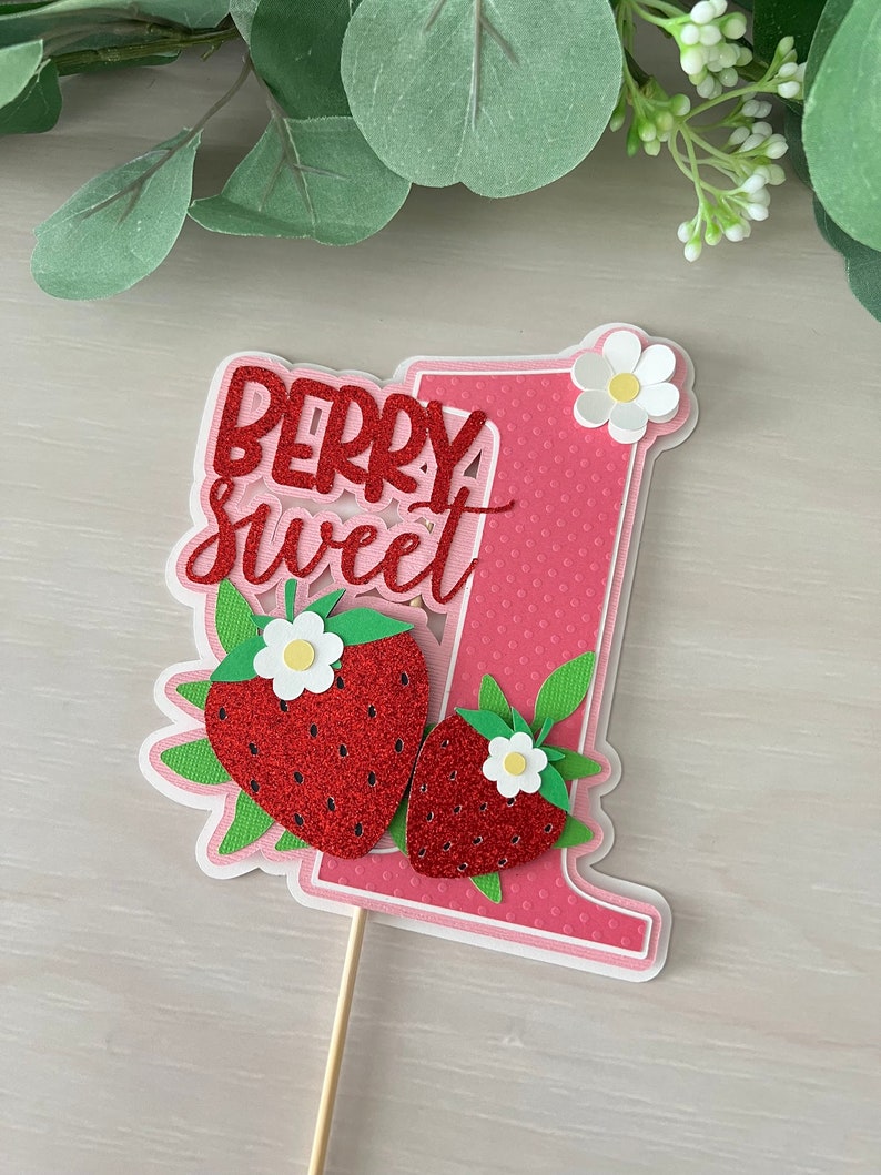 Berry Sweet One, Berry 1st Birthday, Strawberry Birthday, Berry ...