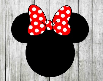 Minnie silhouette | Etsy
