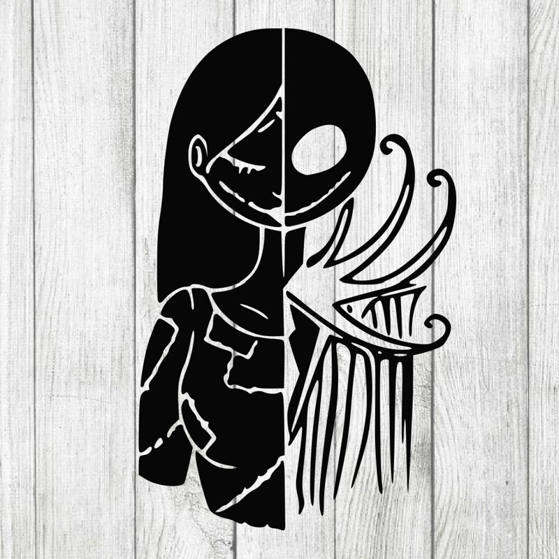 Jack Skellington Outline - Etsy