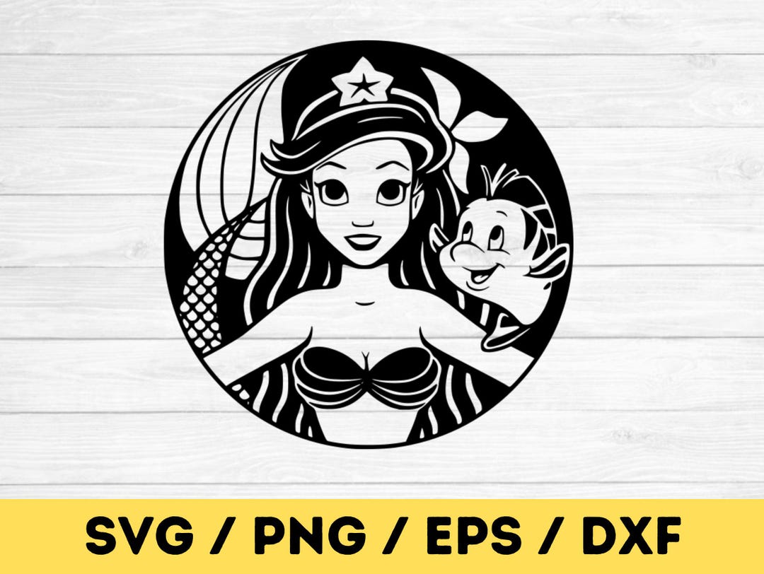 Ariel Svg, the Little Mermaid Svg, Ariel Png, Ariel Clipart - Etsy
