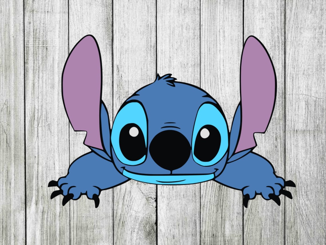 Stitch svg lilo et stitch svg stitch peeking svg point - Etsy France