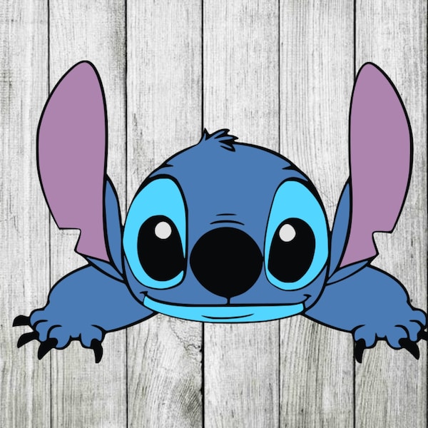 Stitch Face Svg - Etsy