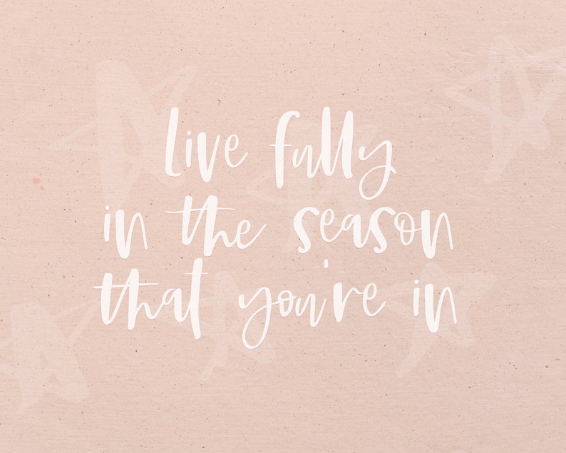 Wish List Hand Lettered Font - Thick and Thin Font - Bouncy ...