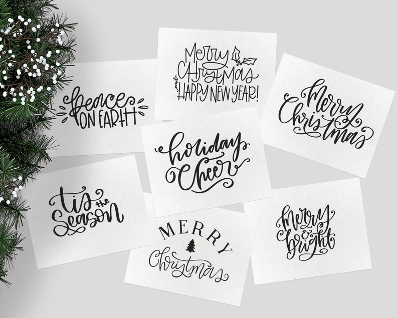 Christmas Symbol Font - Doodle Font - 80 Hand Drawn Designs - Hand ...