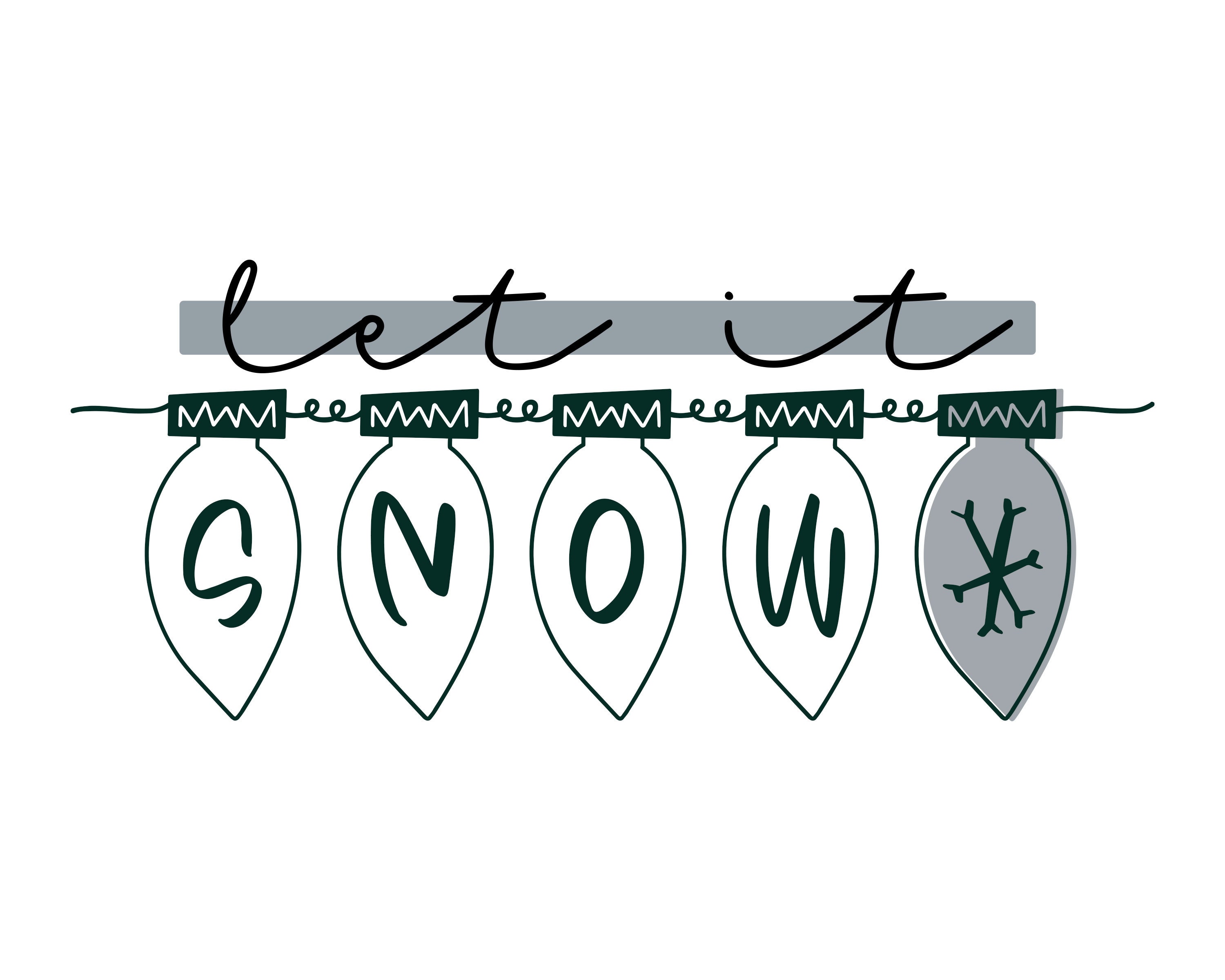 Christmas Lights - A Holiday Lights Font - Hand Lettered - Crafter Font ...