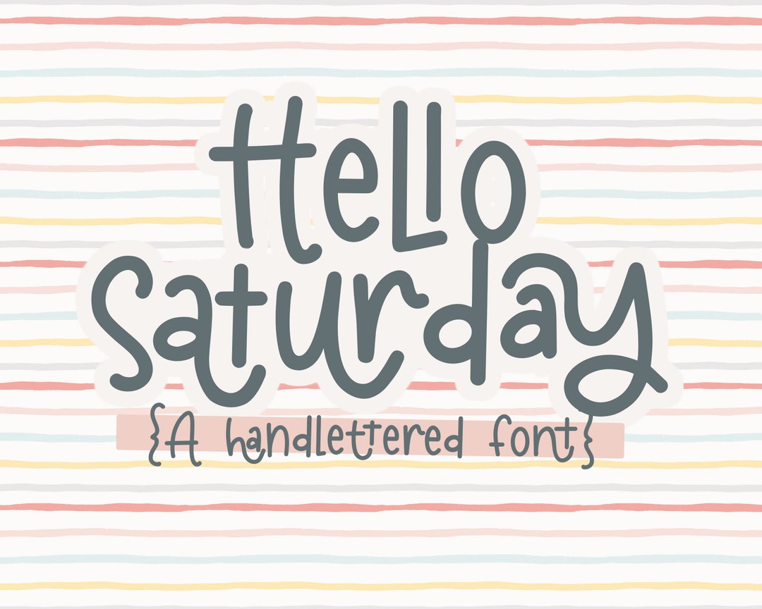 Hand Lettered Font Crafting Font Spring Fonts for Svgs - Etsy