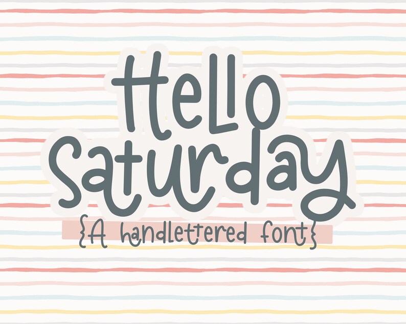 Hand Lettered Font Crafting Font Spring Fonts for Svgs - Etsy