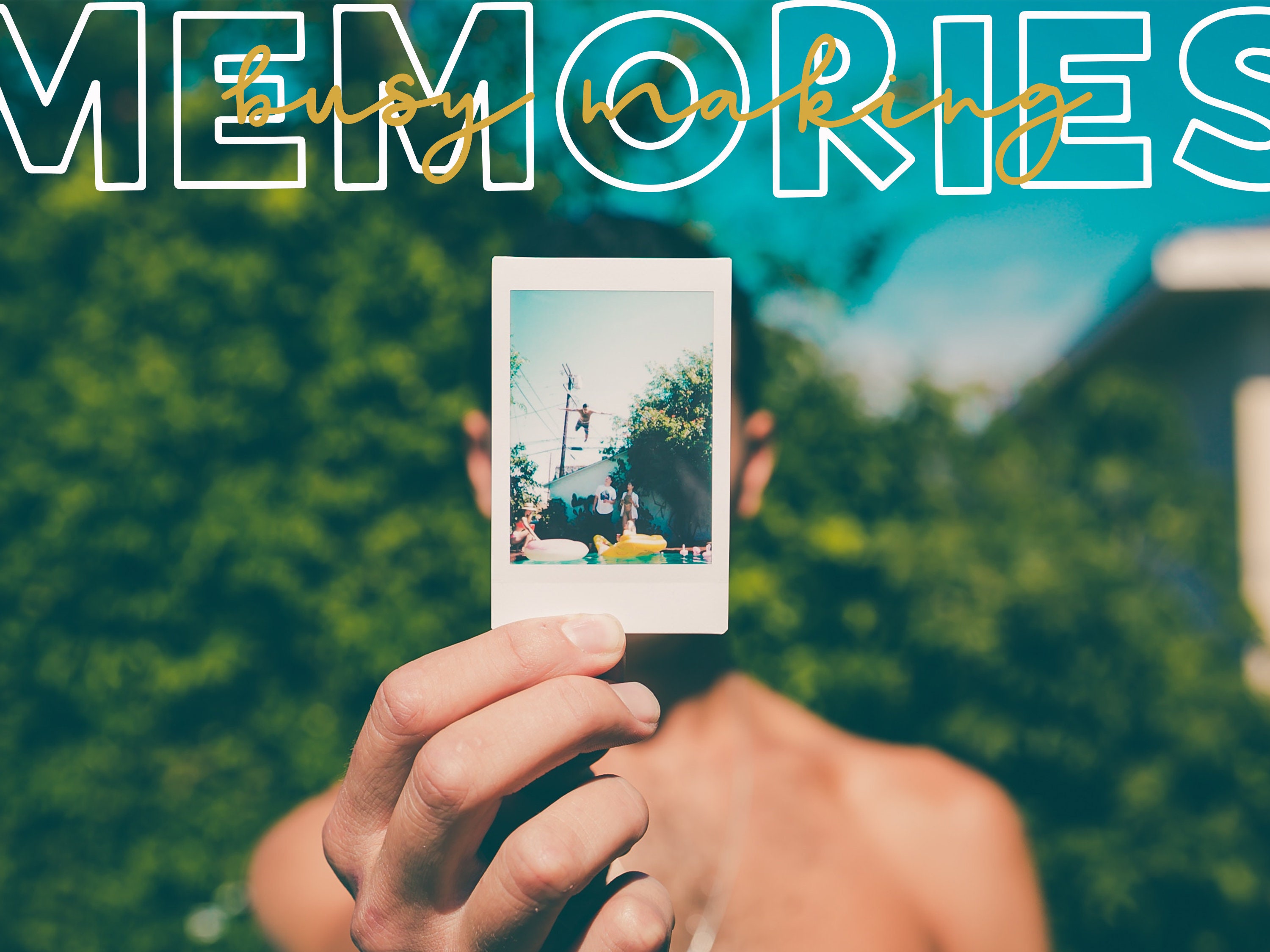 Pool Party Hand Lettered Font Outline Font Solid Font Bold Font Cricut ...