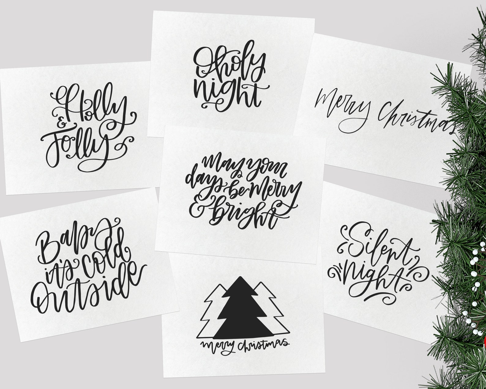 Christmas Symbol Font - Doodle Font - 80 Hand Drawn Designs - Hand ...