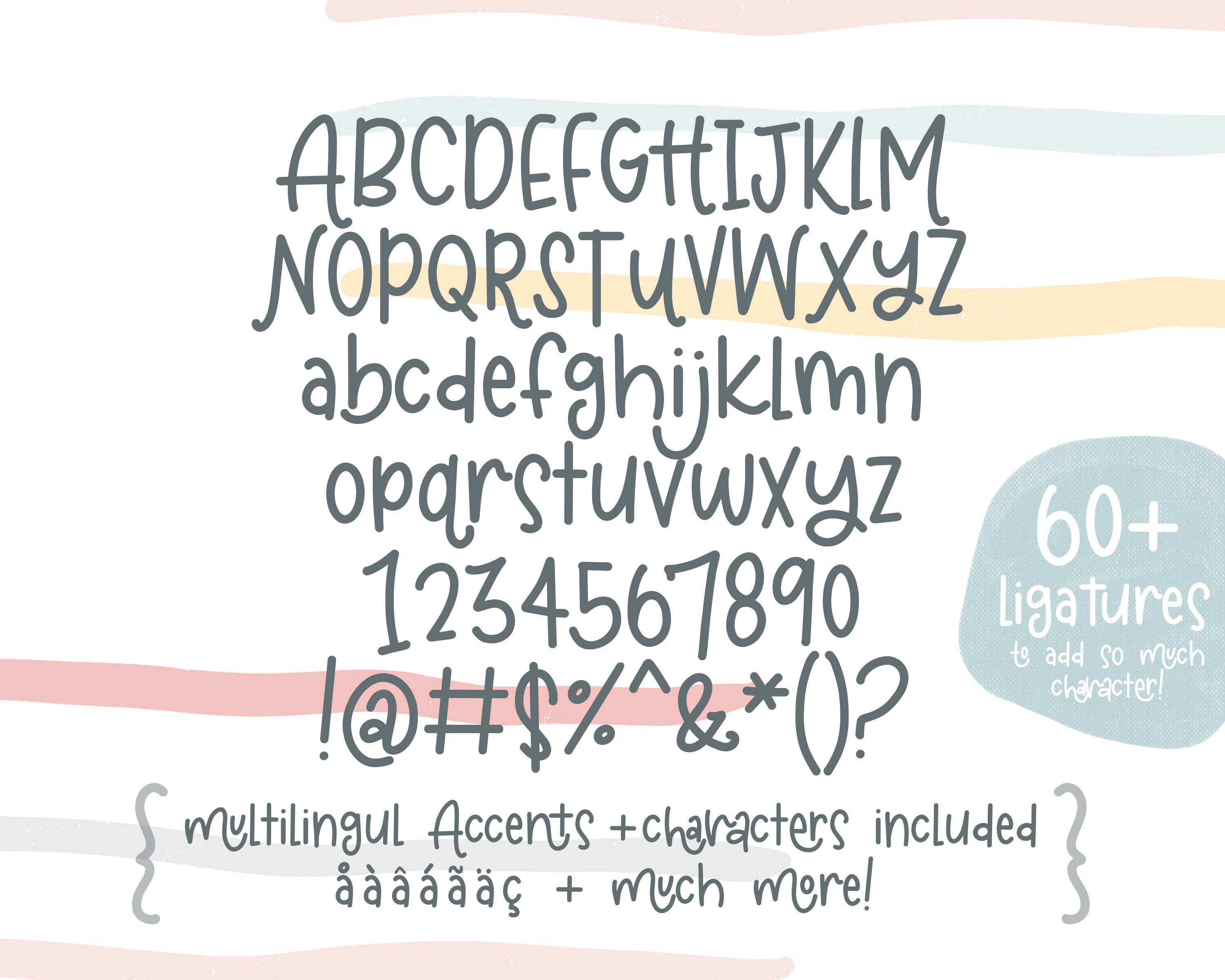 Hand Lettered Font Crafting Font Spring Fonts for Svgs - Etsy