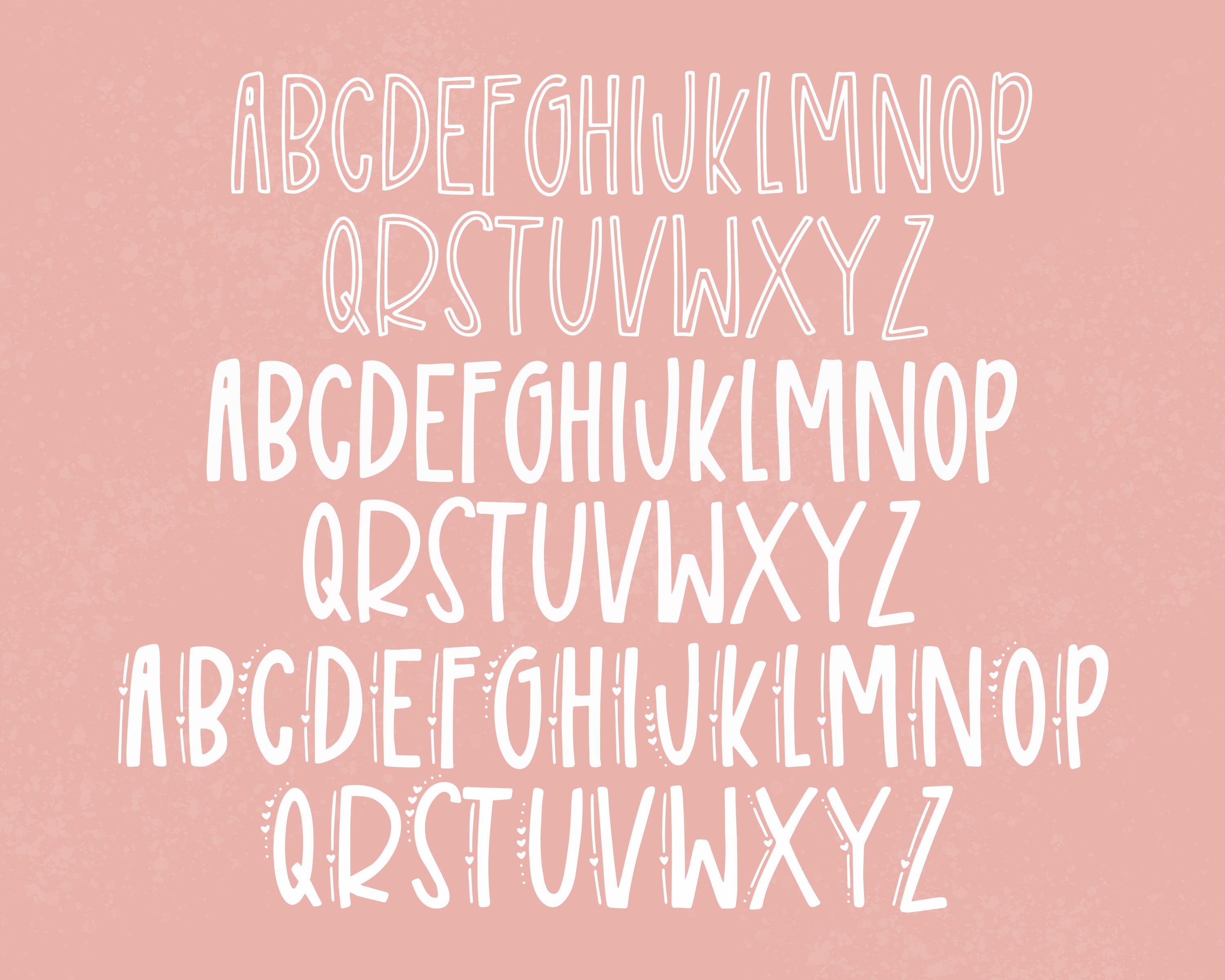 Valentine Font | Hand Lettered | Happy Valentine's Day | Cute Fonts ...