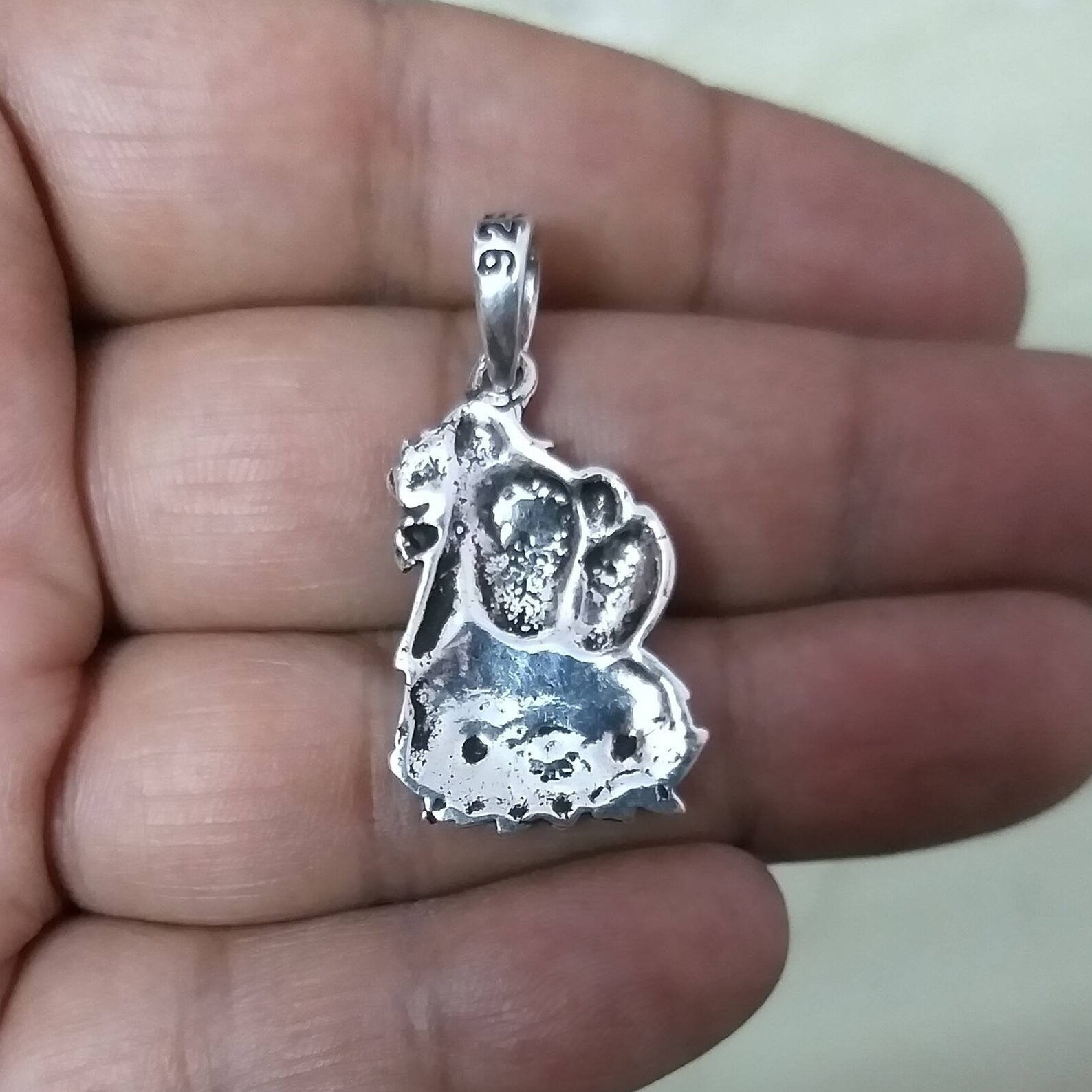 Shiva Parvati Pendant Sterling Silver Trishula Mahadev | Etsy