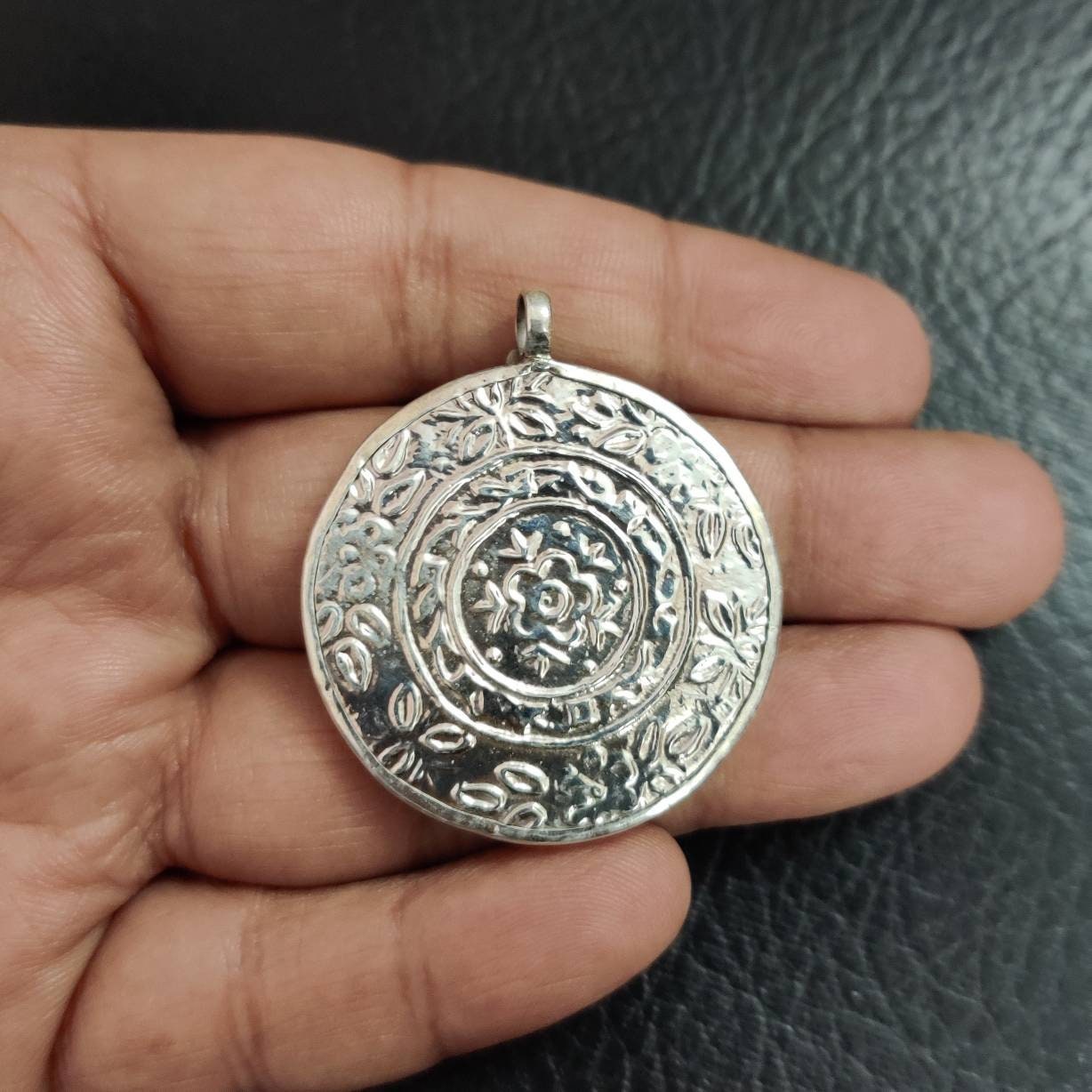 Colgante de Shiva bailando Shiva pintado a mano plata de | Etsy