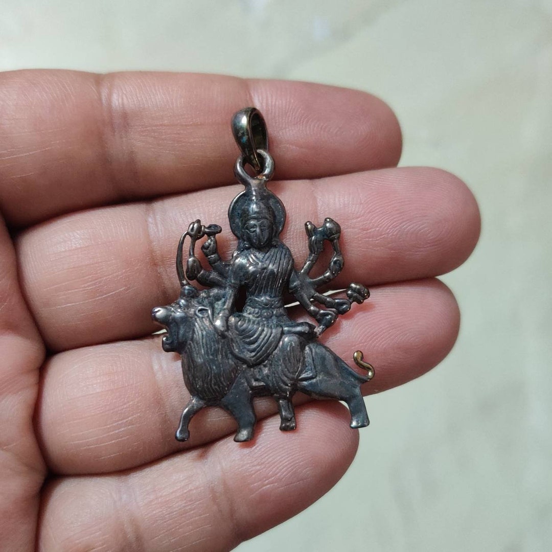 Durga Pendant, Sterling Silver Pendant, Devine Feminine, Kali Pendant ...