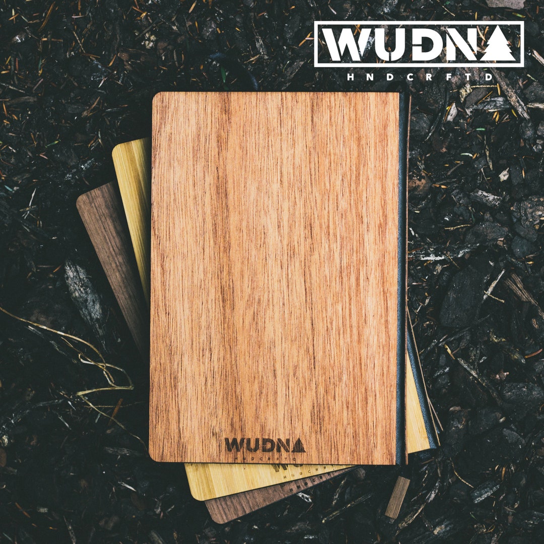 Custom Cedar Wood Journal: Handcrafted 5x8 Wooden Notebook ...