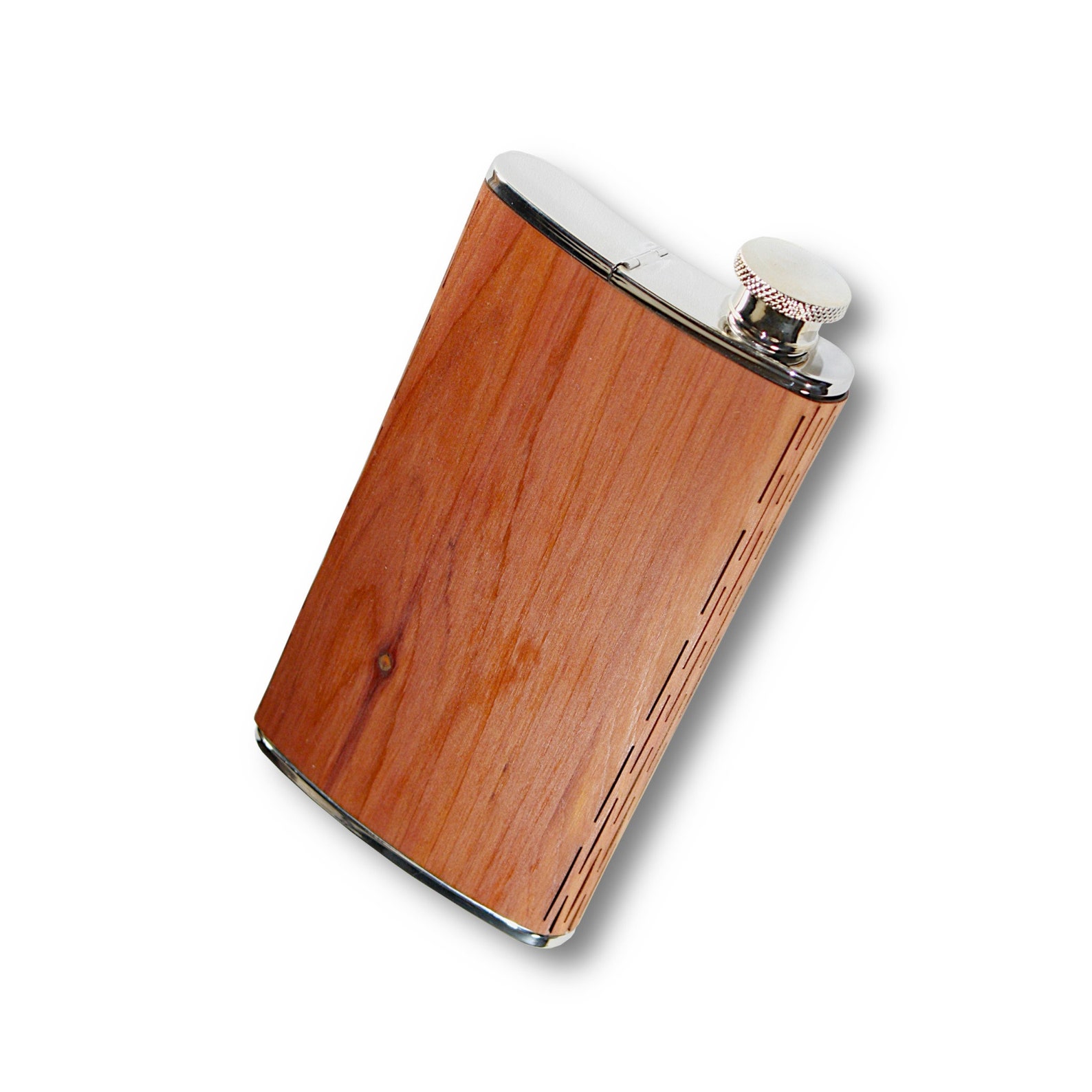 WUDN 4 Oz. Wooden Cigar Flask Stainless Steel & Real - Etsy