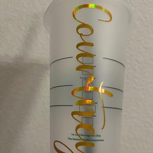 Very Demure, Very Mindful Starbucks Cold Cup / Personalized Custom ...