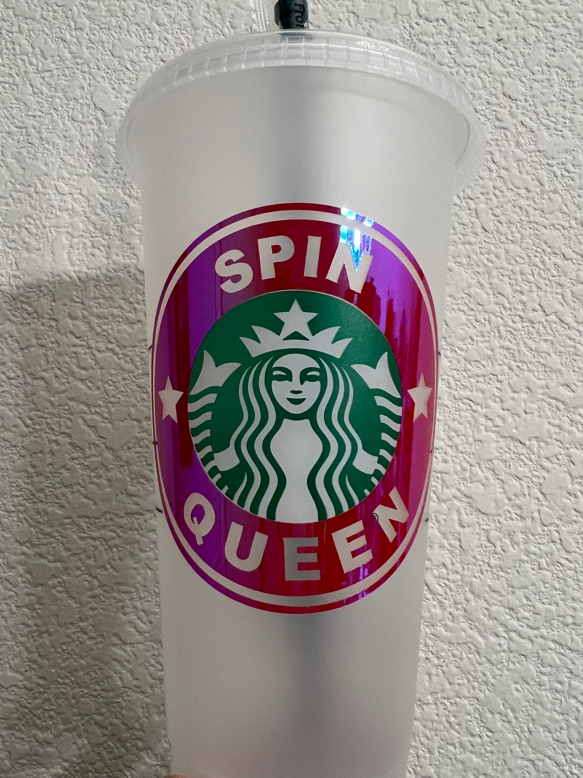 Spin Queen Personalized Starbucks Cold Cup / Personalized - Etsy