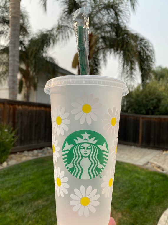 Daisy Starbucks Cup Starbucks Daisy Cold Cup Daisy Venti - Etsy