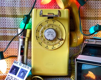 Rotary wall phone | Etsy