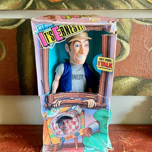 Authentic 1989 Pull String Talking Ernest Doll by Kenner Hey Vern Its ...