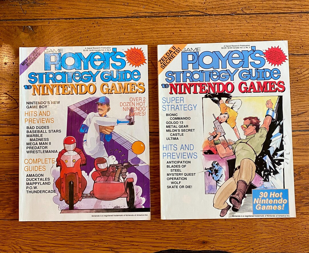 1989 Vintage Game Player's Strategy Guide to Nintendo Games - Volume 2 ...