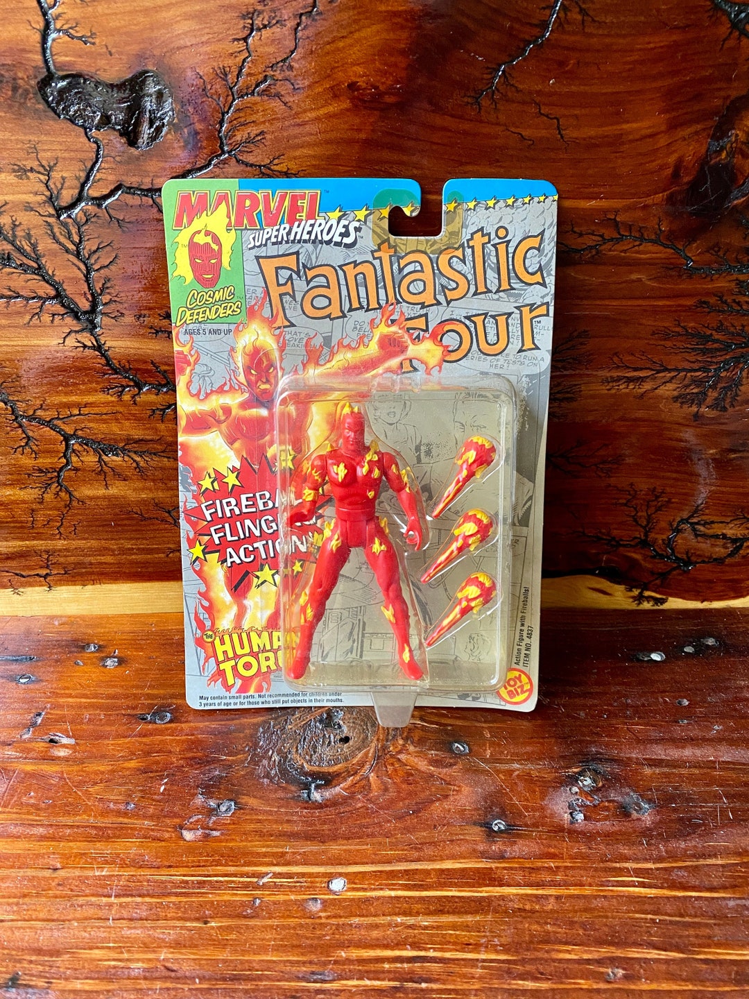 1992 Human Torch Action Figure – Toy Biz Marvel Superheroes, Fireball ...