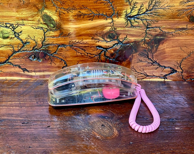 Retro 1990s See Through Translucent Hot Pink and Black Conair Touch ...