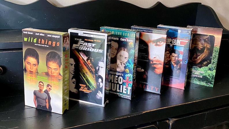 Vintage 90s VHS Tapes: Action Thriller Movie Lot - Etsy