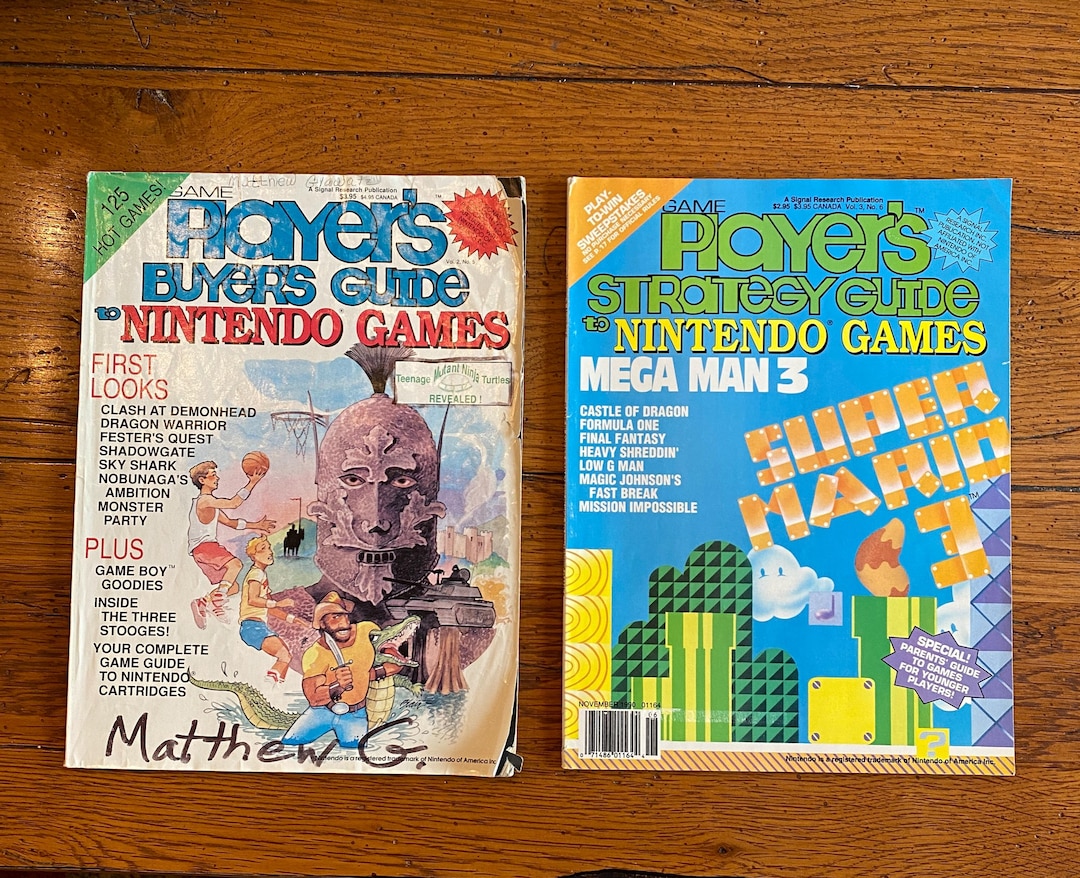Vintage Nintendo Strategy Guides: 1989-1990 NES Game Player's Magazines ...