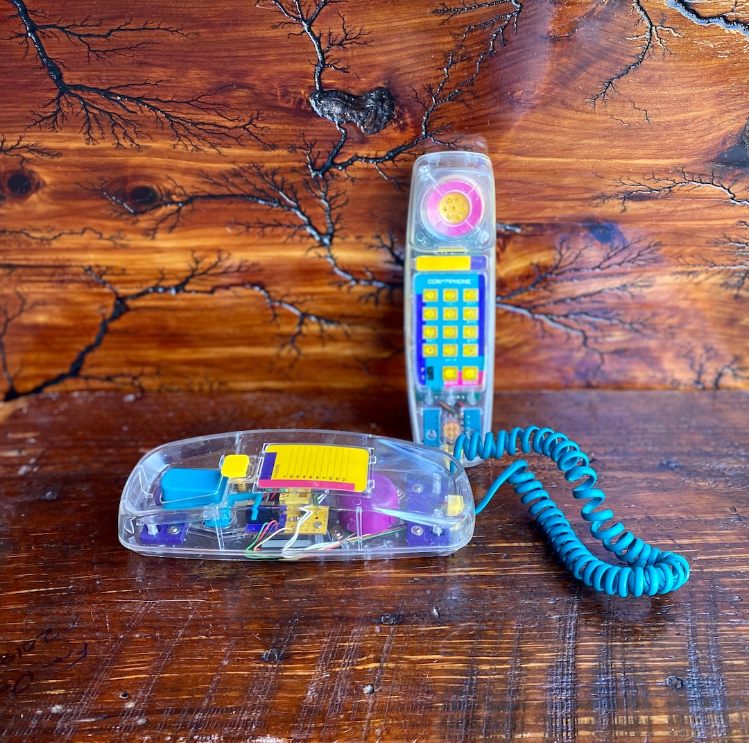Retro 1990s See Through Translucent Conair Touch Tone Landline ...