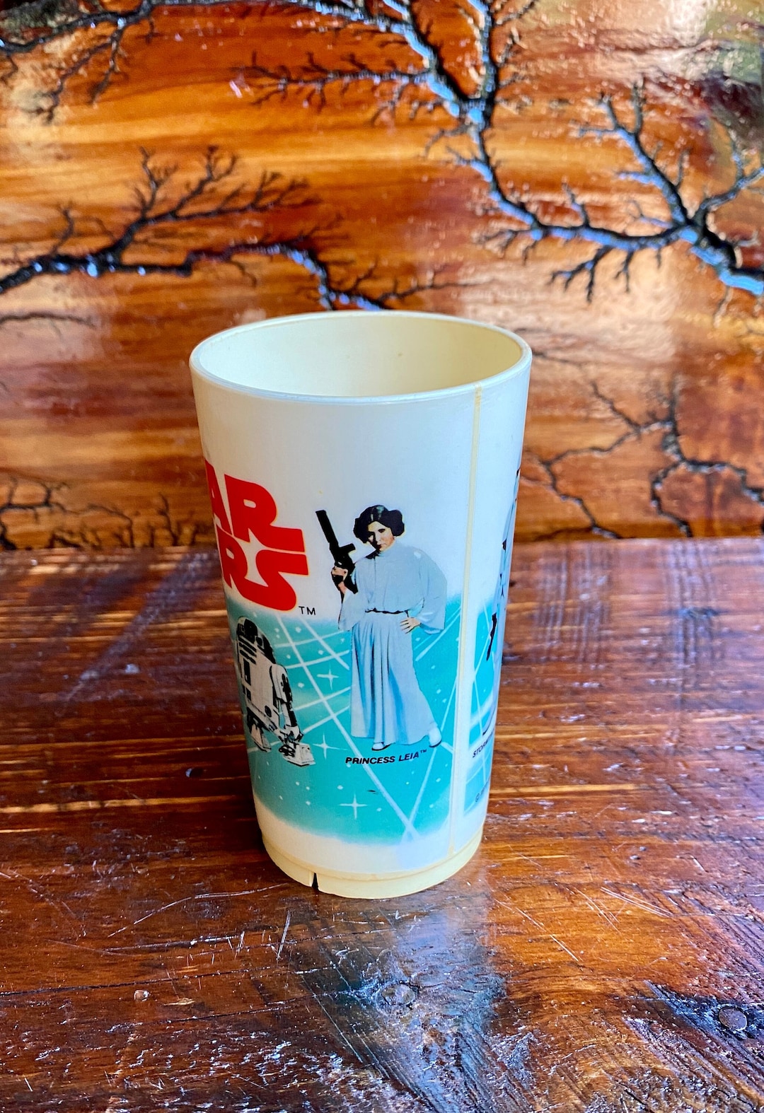1977 Star Wars Collectible Plastic Cup - Luke, Leia, Vader - Etsy