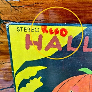 1960s Halloween Sound Effects and Music LP - D Records Spooky Horror ...