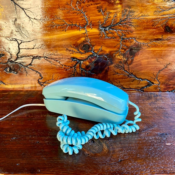 Blue Telephone - Etsy